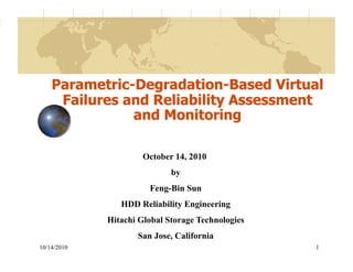 Parametric-Degradation-Based Virtual Failures and Reliability Assessment and Monitoring | PDF ...