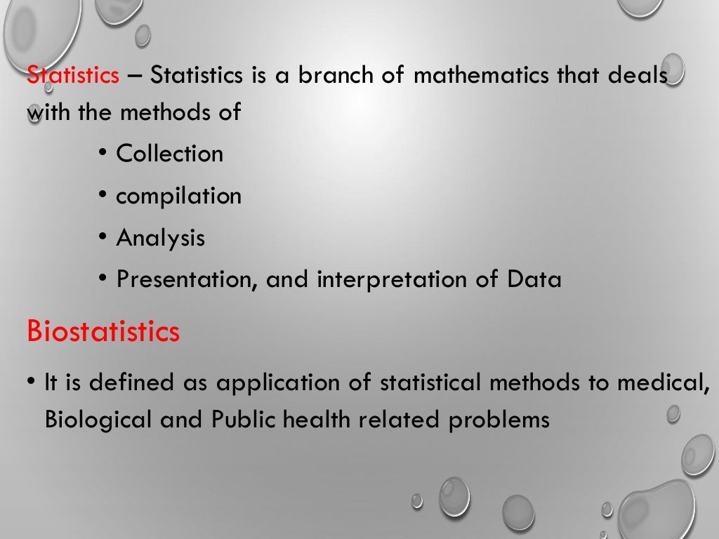 Parametric and non parametric test in biostatistics