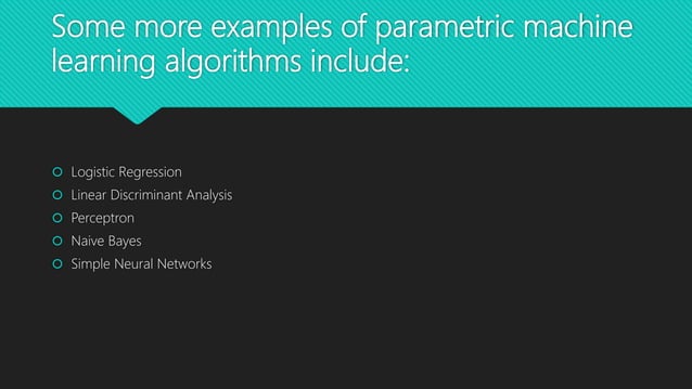 Parametric and nonparametric | PPTX