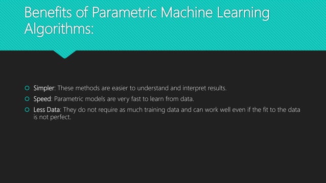 Parametric and nonparametric | PPTX