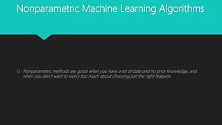 Parametric and nonparametric | PPTX