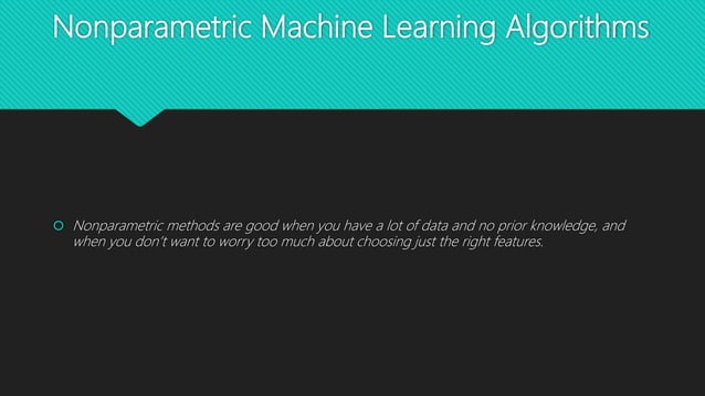 Parametric and nonparametric | PPTX