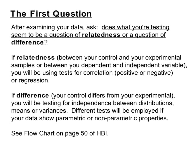 Parametric and non parametric test | PPT