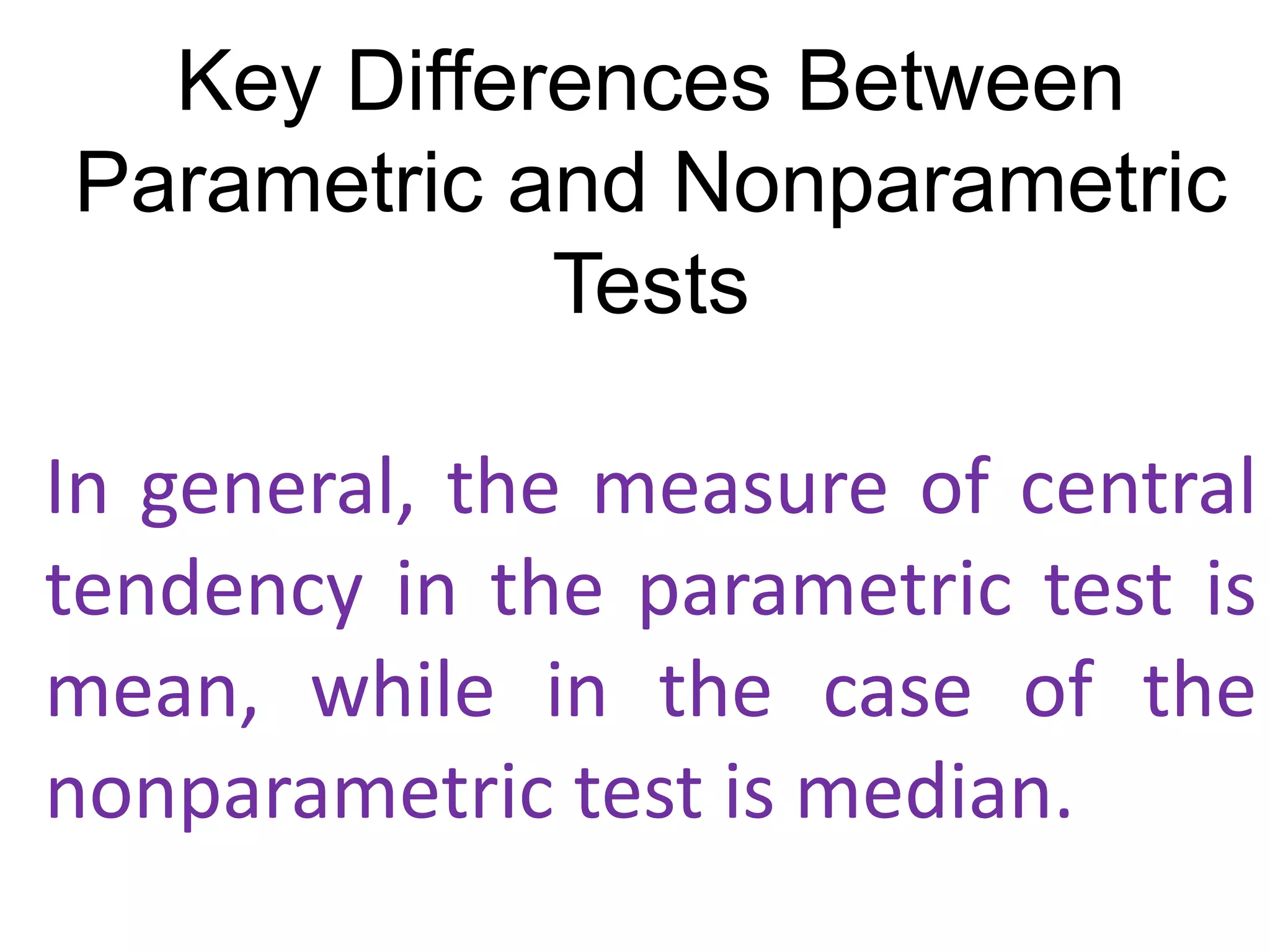 Parametric And Nonparametric Test Pptx