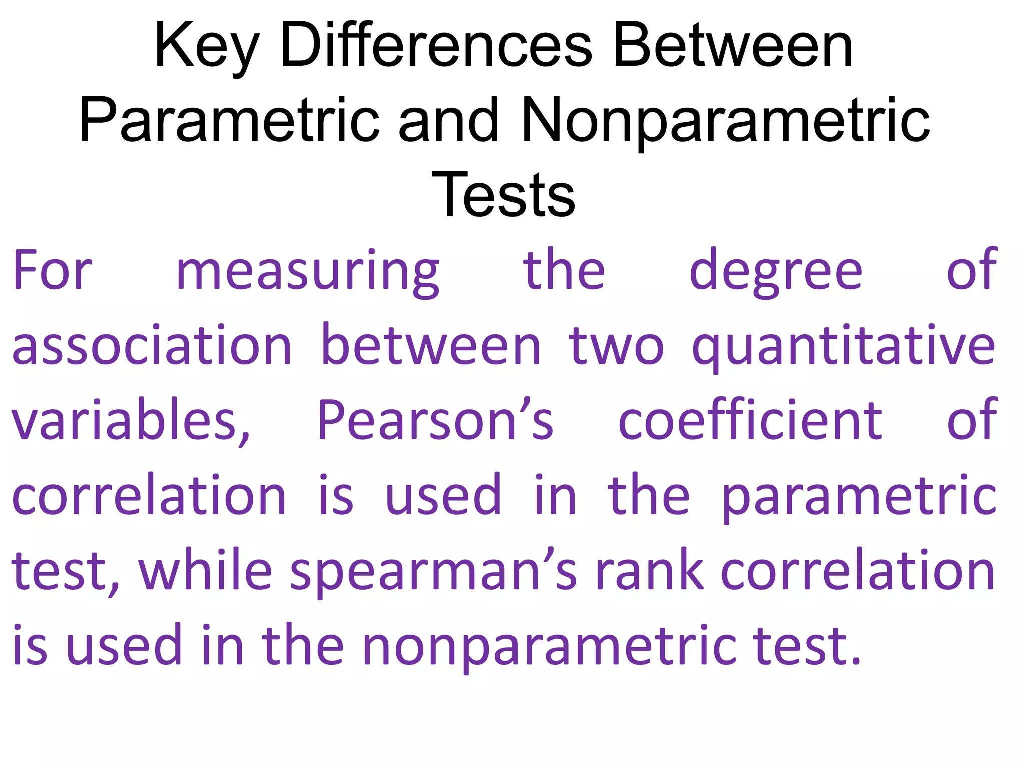 Parametric And Nonparametric Test Pptx