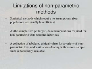 Parametric and nonparametric test | PPTX