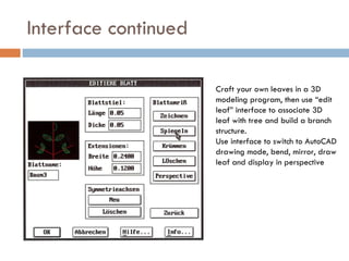 Parametric Architecture – Botanical Treeson Cad | PPT
