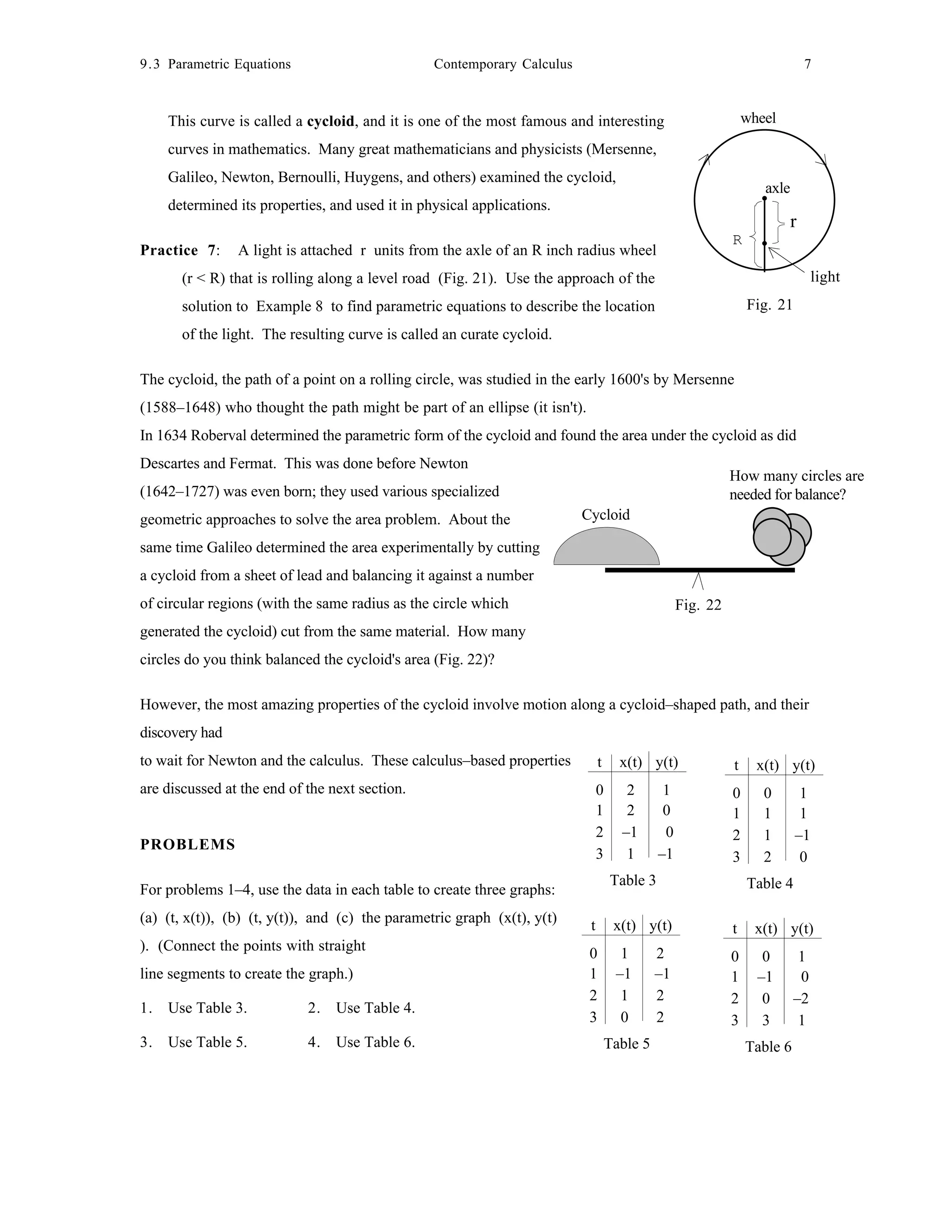Parametric equations | PDF