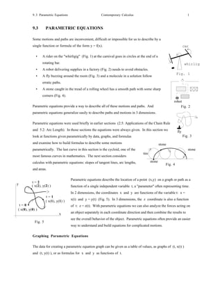 Parametric equations | PDF