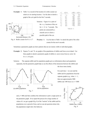 Parametric equations | PDF