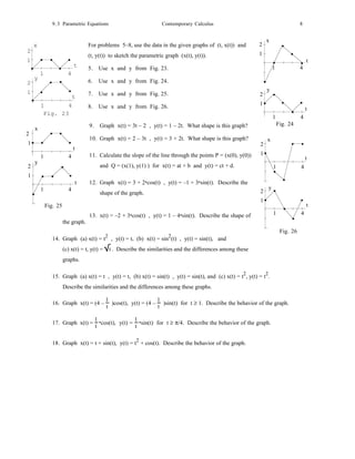 Parametric equations | PDF