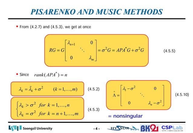 Parametric_ Methods for line_spectra in pdf | PDF | Physics | Science