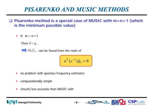 Parametric_ Methods for line_spectra in pdf | PDF | Physics | Science
