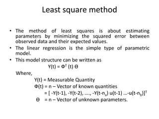 parametric methods System Identification.pptx