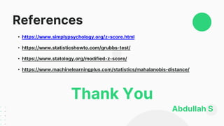 Parametric Methods for Outlier Detection.pptx