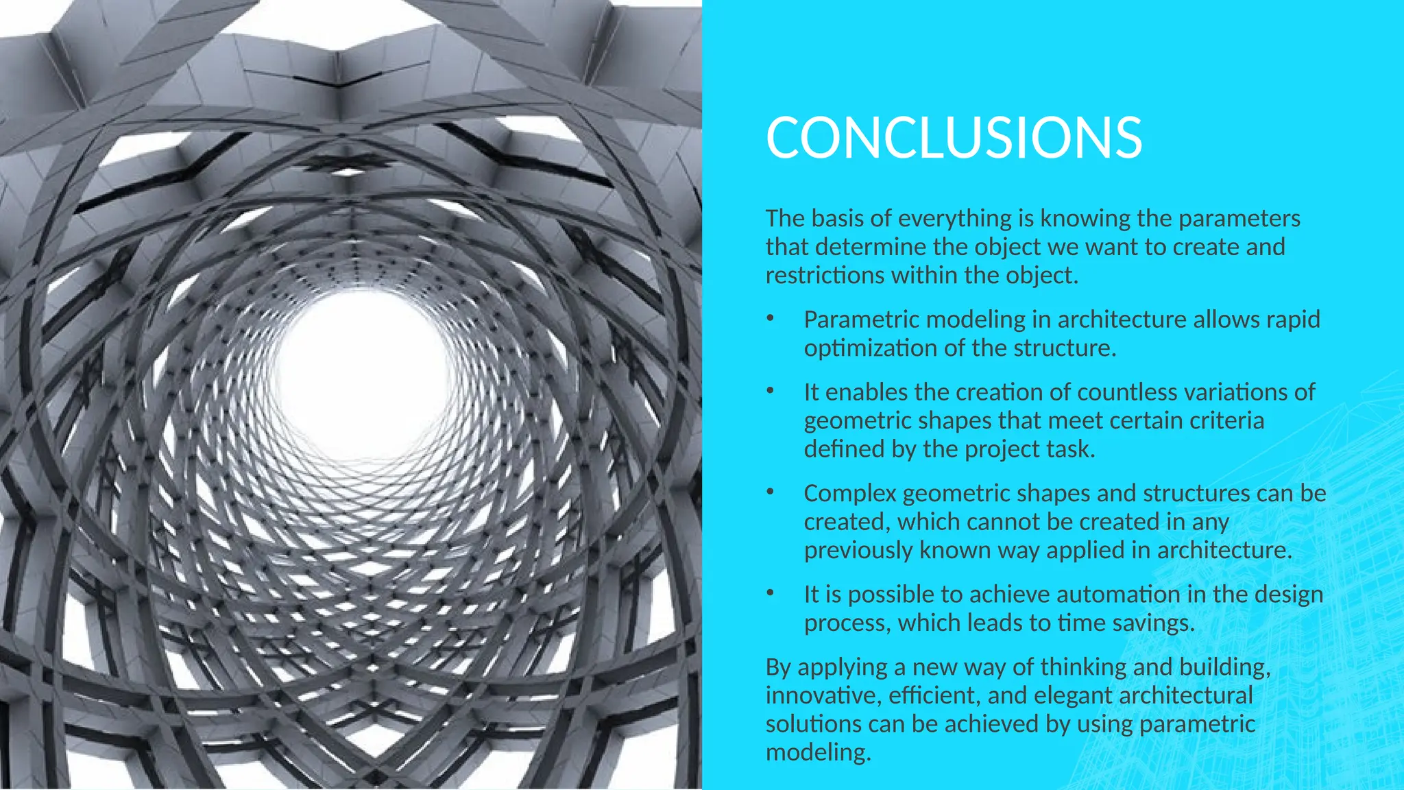 Parametric Modelling In Architecture Pptx