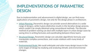 Parametric Modelling in Architecture.pptx