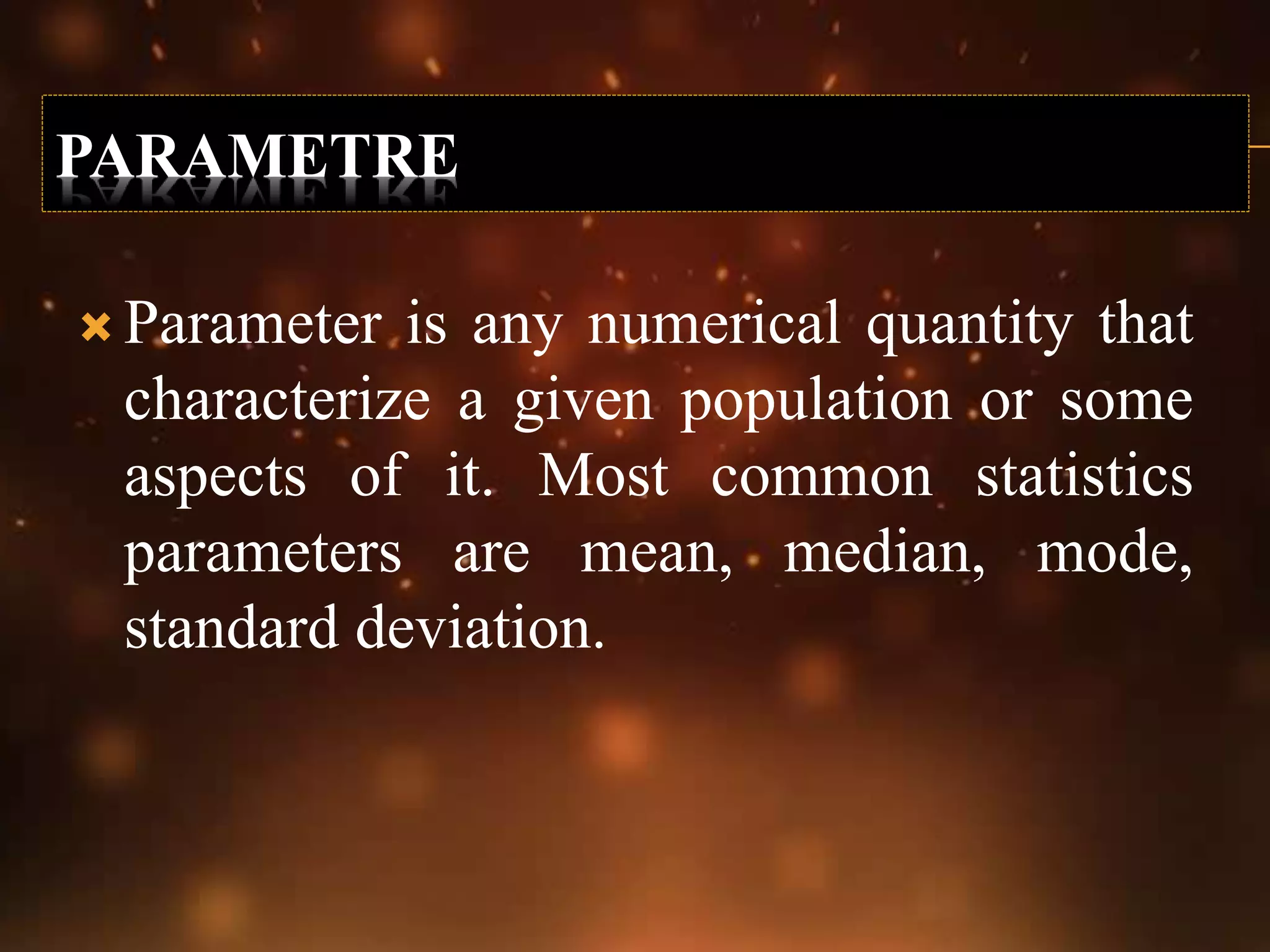 Parametric & non parametric | PPTX