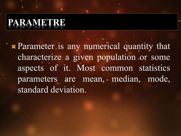 Parametric & non parametric | PPTX | Physics | Science