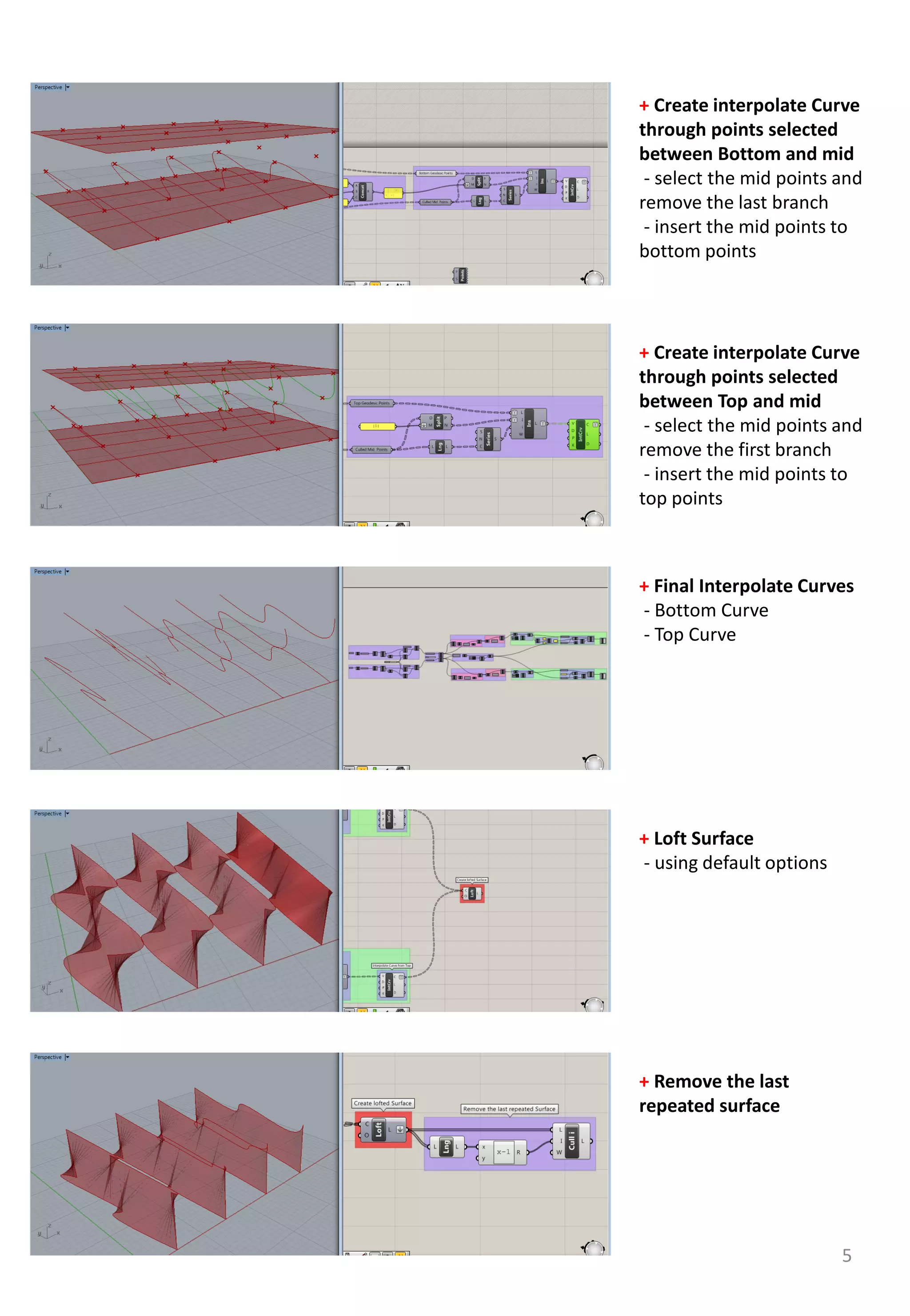 PATTERNS: RHINO GRASSHOPPER TUTORIAL | PDF