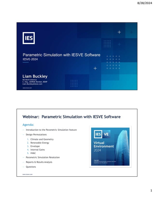 Parametric Simulation with IESVE Software | PDF | 3-D Graphics ...