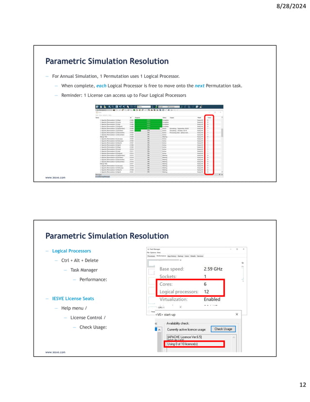 Parametric Simulation with IESVE Software | PDF | 3-D Graphics | Computer Software and Applications