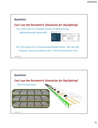 Parametric Simulation with IESVE Software | PDF