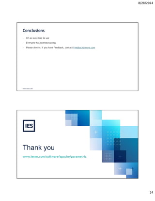 Parametric Simulation with IESVE Software | PDF