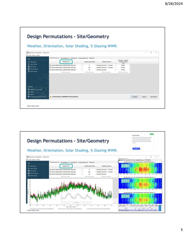 Parametric Simulation with IESVE Software | PDF | 3-D Graphics | Computer Software and Applications
