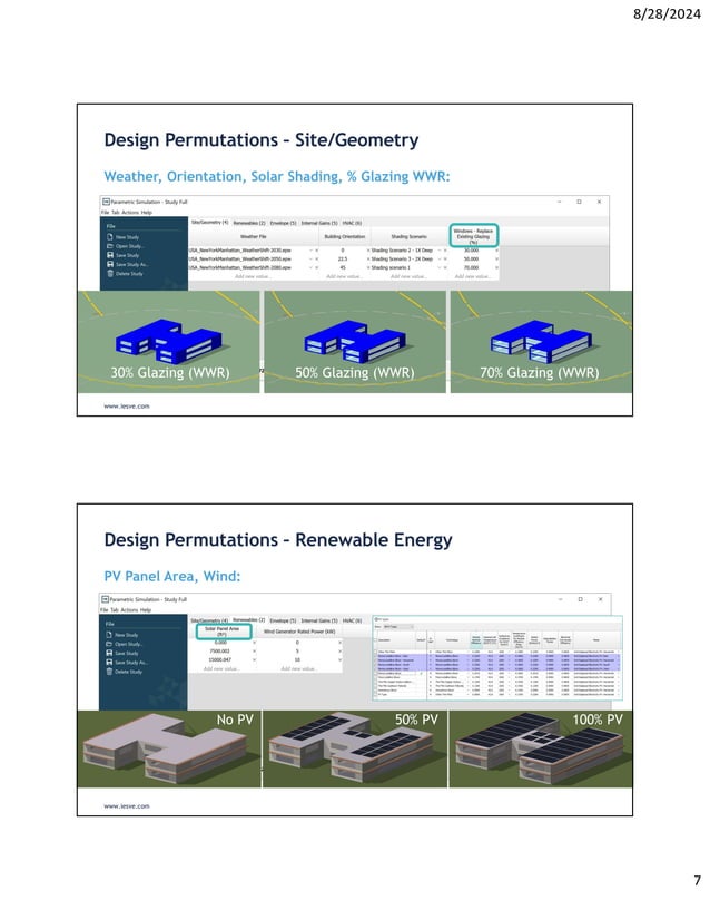 Parametric Simulation with IESVE Software | PDF | 3-D Graphics ...