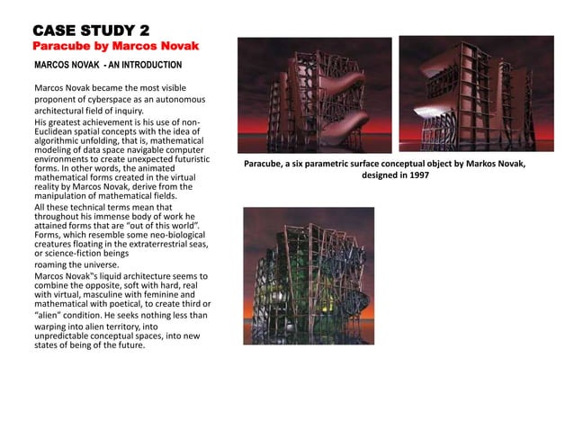 Parametrics In Architecture Pptx Physics Science