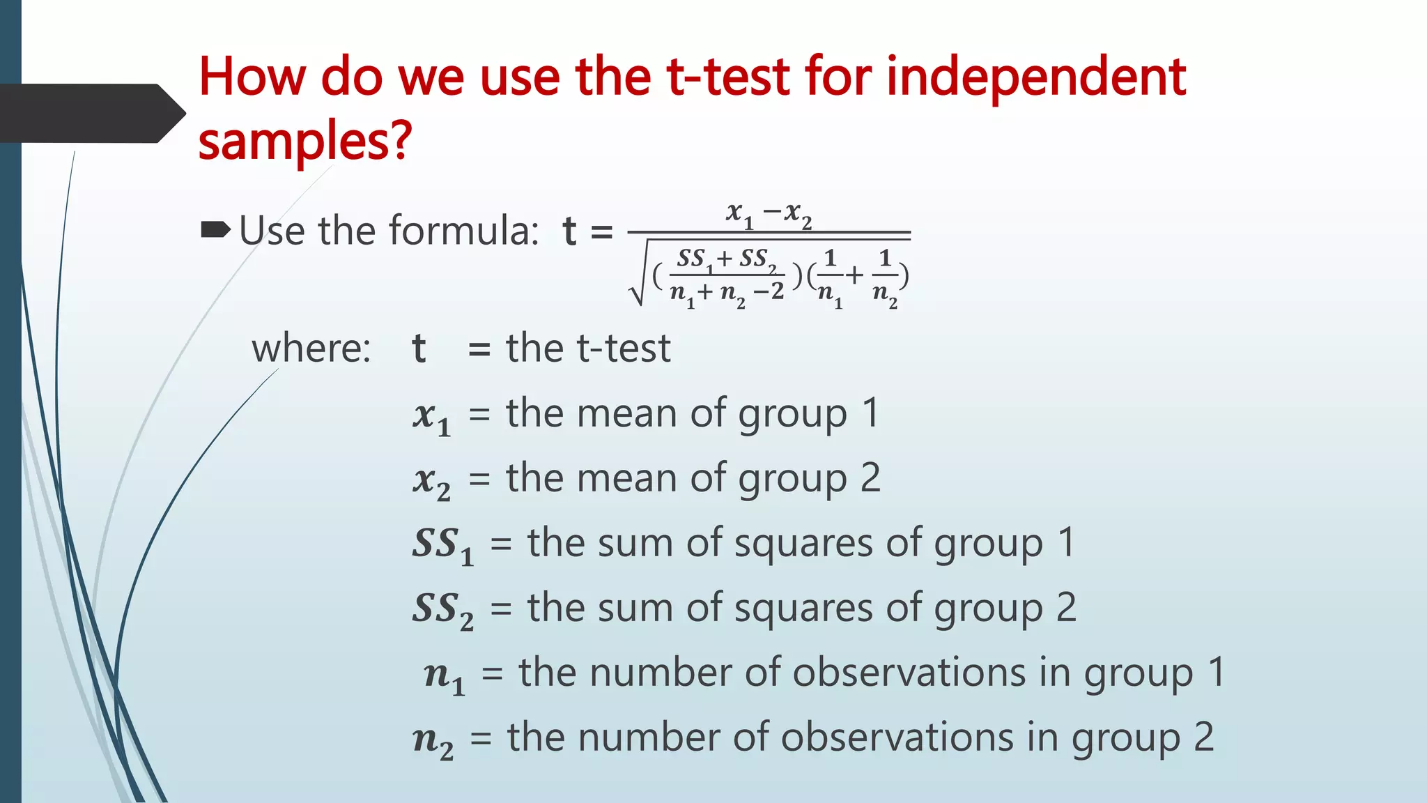 PARAMETRIC STATISTICS .pptx | Educational Assessment | Education