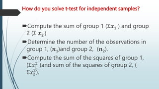 PARAMETRIC STATISTICS .pptx | Educational Assessment | Education
