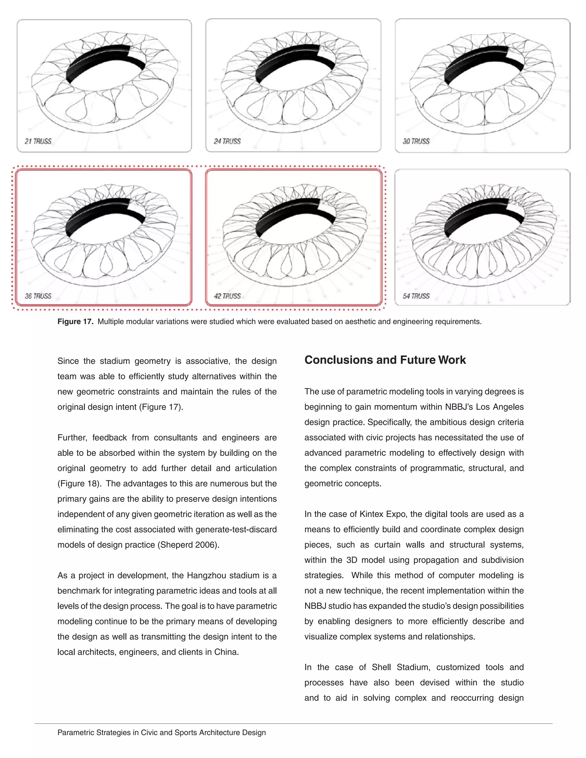 Parametric strategies civic and sports architecture design | PDF