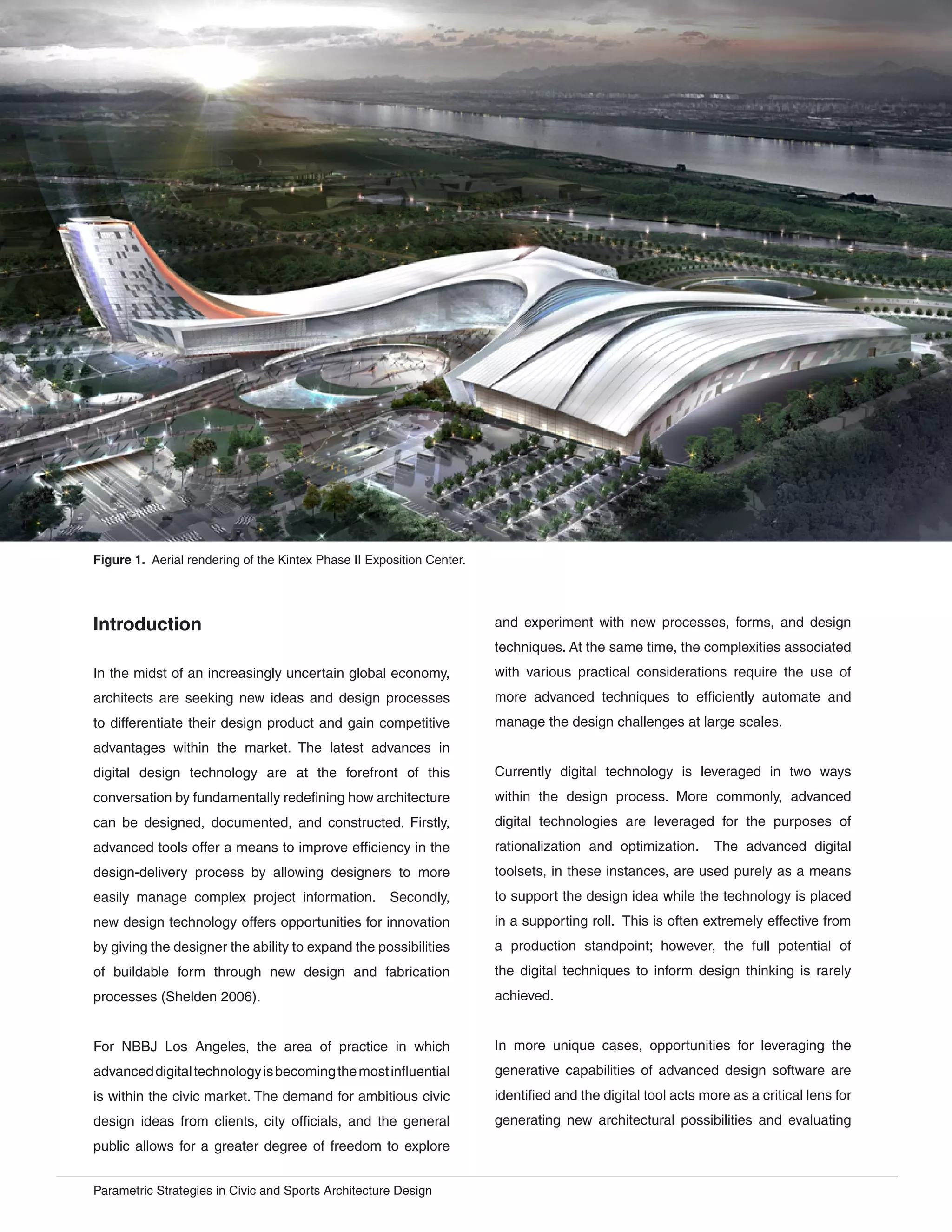 Parametric strategies civic and sports architecture design | PDF