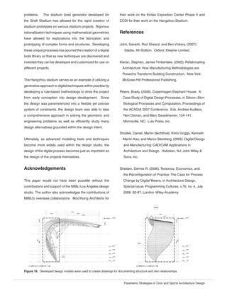 Parametric strategies civic and sports architecture design | PDF