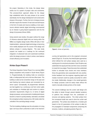 Parametric strategies civic and sports architecture design | PDF
