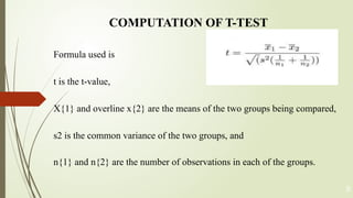 PARAMETRIC student test presentation (ppt) | PPTX