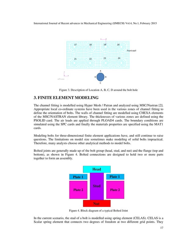 PARAMETRIC STUDIES ON THE EFFECT OF FOUR TYPES OF FASTENER MODELING IN CHANNEL TYPE TENSION ...