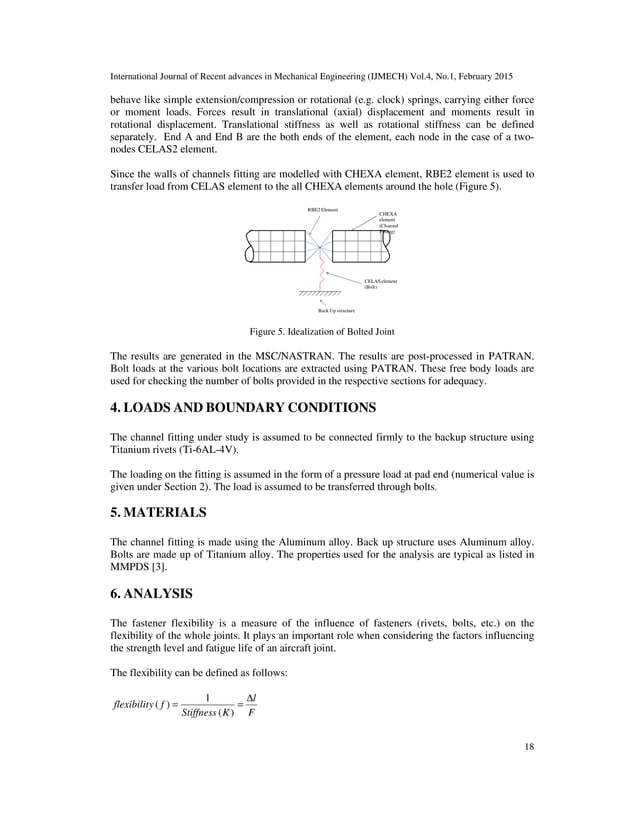 PARAMETRIC STUDIES ON THE EFFECT OF FOUR TYPES OF FASTENER MODELING IN CHANNEL TYPE TENSION ...