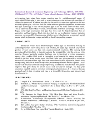 Parametric study of the performance of heat pipe – a review 2 | PDF
