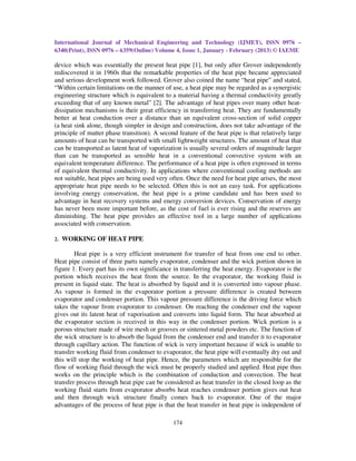 Parametric study of the performance of heat pipe – a review 2 | PDF