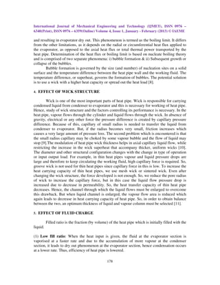 Parametric study of the performance of heat pipe – a review 2 | PDF