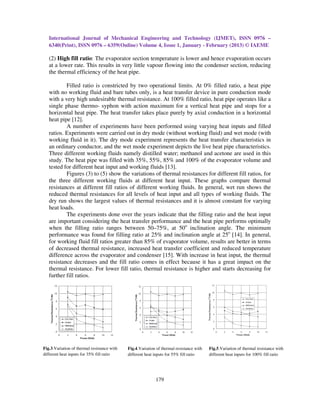 Parametric study of the performance of heat pipe – a review 2 | PDF