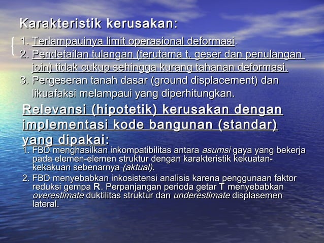 Parametric study on displacement based design method procedures for rc structures (hasanuddin ...