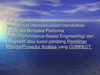 Parametric study on displacement based design method procedures for rc structures (hasanuddin ...