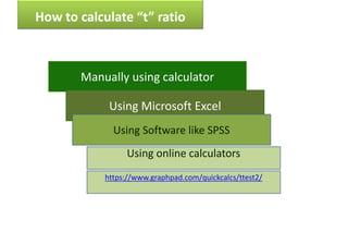 Parametric Test -T test.pptx by Dr. Neha Deo | PPT
