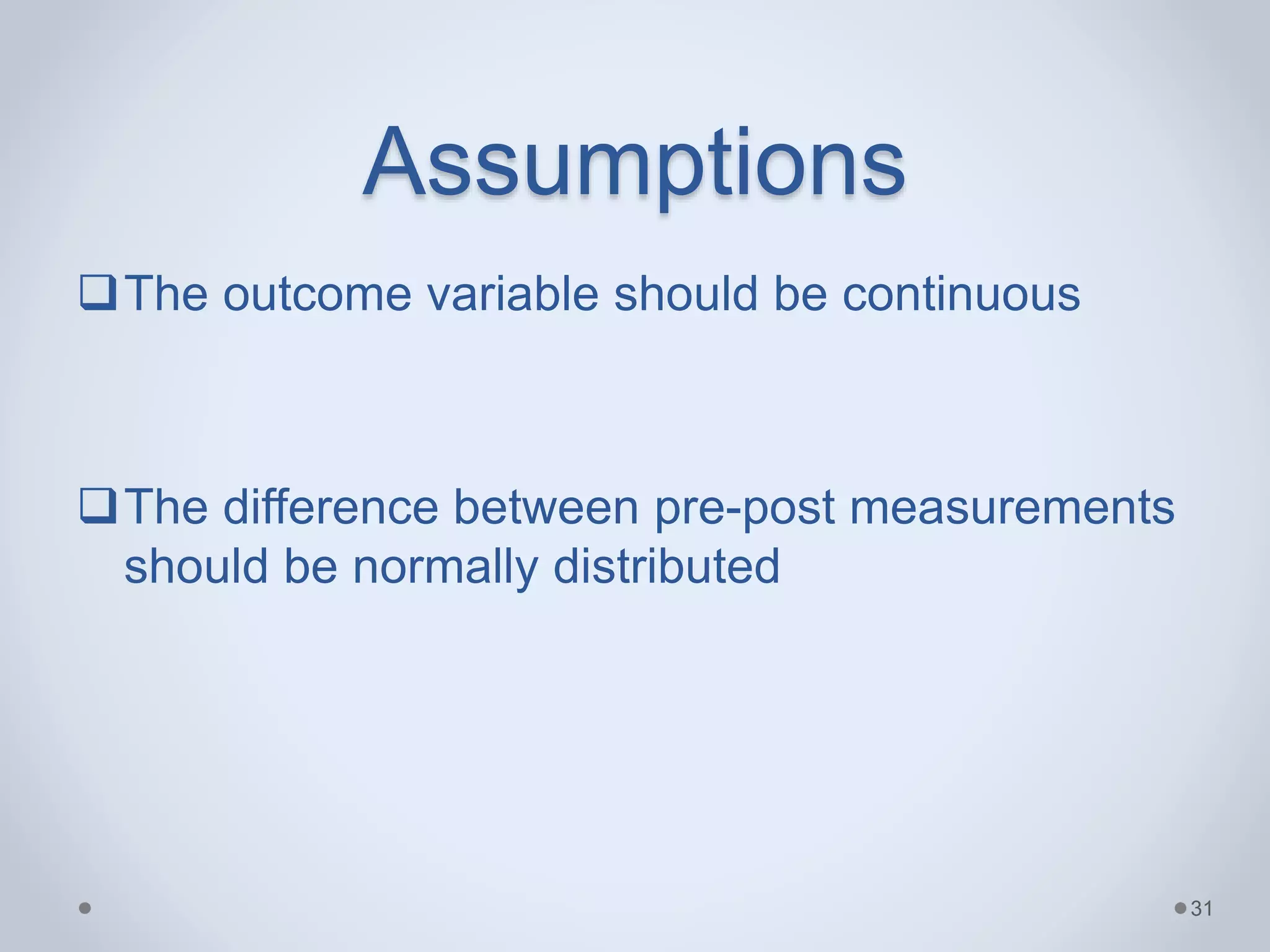Parametric tests | PPTX
