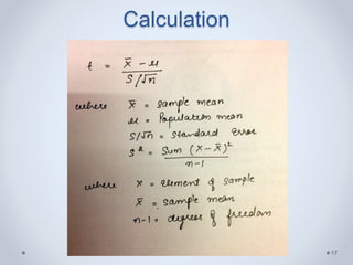 Parametric tests | PPT