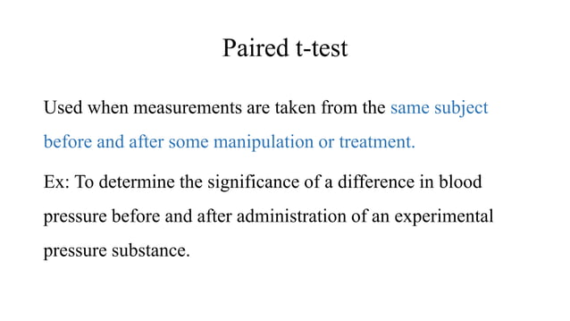 Parametric tests | PPTX | Standardized Testing | Educational Assessment